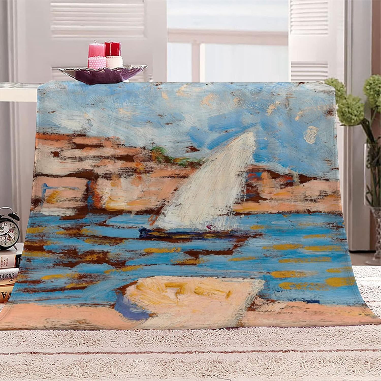 Click here for Yingd Flannel Fleece Throw Blanket  Plush Warm For... prices