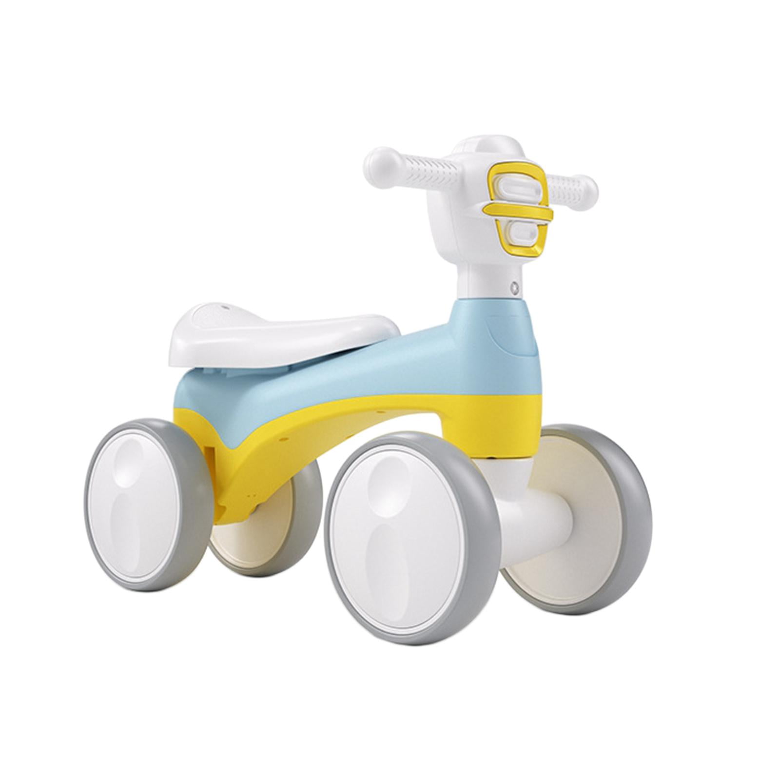 Infants Ride on Toys with 4 Wheels Develop Motor Skill with Easy Grip Handles Mini Riding Baby Riding Toys for Kids Blue Walmart