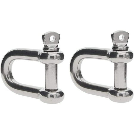 D Shackle, M20 304 Stainless Steel European Style Anchor Shackle Bow ...