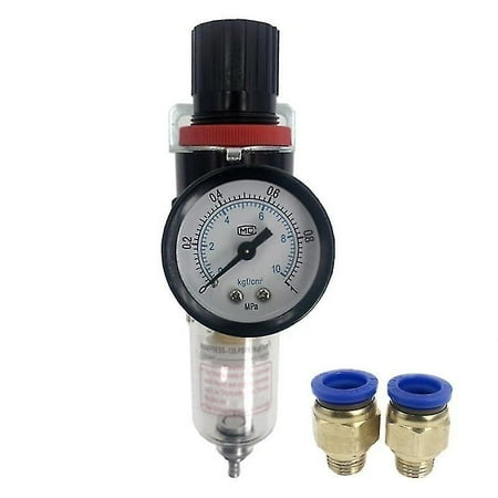 Pneumatic Filter Regulator Air Treatment Unit Pressure Switches Gauge ...