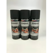 Duplicolor Gloss Black Engine Enamel with Ceramic, High Temp Heat Paint ...
