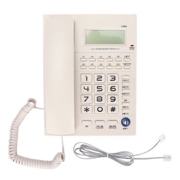 GPO Retro GPOPRLPBCR Pearl Classic Desktop Push Button Telephone ...