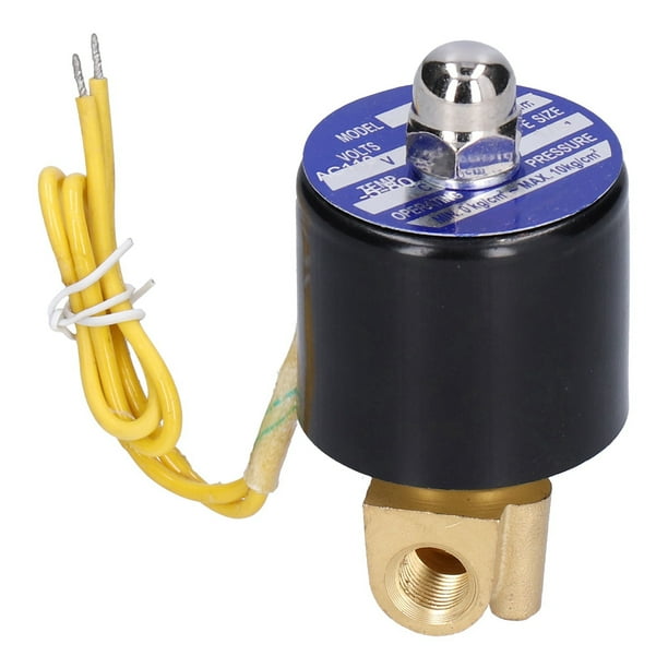 Electric Solenoid Valve, 1/8in Magnetic Valves Direct Acting For Air ...