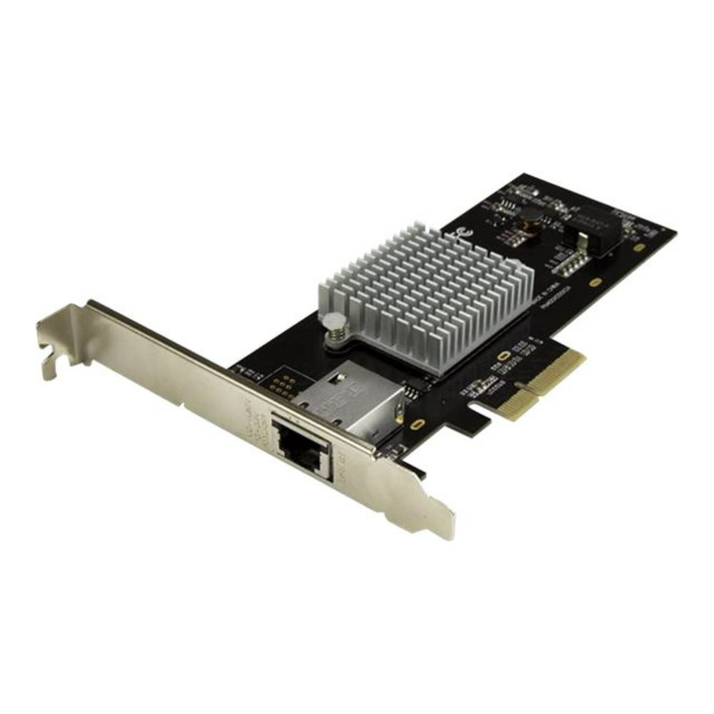 StarTech.com 1 Port 10G PCIe Network Card - 10GBase-T / NBASE-T - RJ45 ...