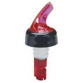12 Red Pour Spouts Black Collar Measured Bottle Pourers - Auto ...
