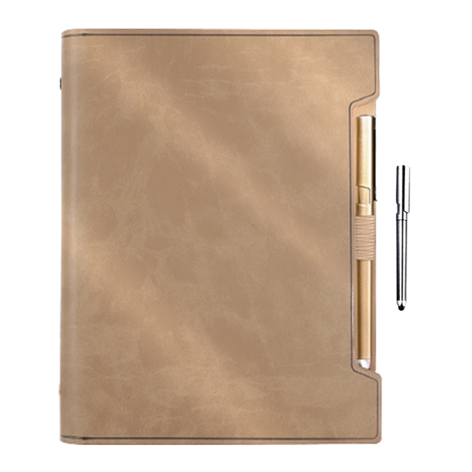 Daily Notebook Set- Faux Leather Journal Notebook with Pen, Hardback ...