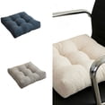 AOOOWER Furry Square Meditation Cushion Breathable Fabric Faux ...