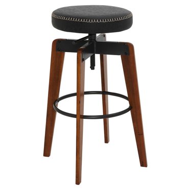 Plato Stool Rustic Wood - Walmart.com