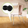 12 Pcs 1-1/4" Round Plastic Plug, Black Round Plastic End Cap Furniture ...
