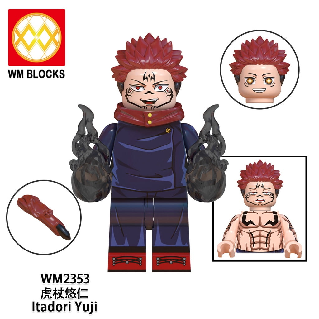 Jujutsu Kaisen Lego Minifigures Bloques De Construcción Itadori Gojo ...