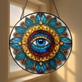 Abstract Light Pattern Stained Glass Suncatcher – Decorative Window Art ...