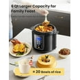 COMFEE’ 6QT Electric Pressure Cooker, 9-in-1 Instant Multi Cooker Olla ...