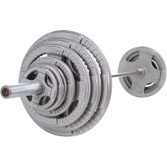 Body-Solid Steel Grip Olympic Set 355 lbs Weight Set OST355 Plates Only ...