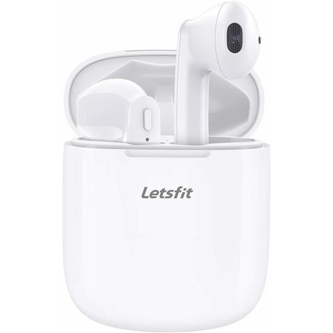 Letsfit T12 Bluetooth 5.0 Headphones in-Ear Hi-Fi Stereo Sound Sport Wireless Earbuds | Walmart ...