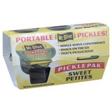 Mt. Olive Sweet Petites picklePAK pickles, 4-3.7 fl oz Cups - Walmart.com