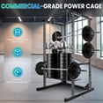 Red Power Cage, 14 - Speed Adjustable Power Rack, Squat Rack with Pull ...
