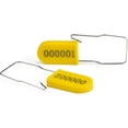 CERPXFF-100PCS Plastic Padlock Security Seals Metal Wire Padlocks ...