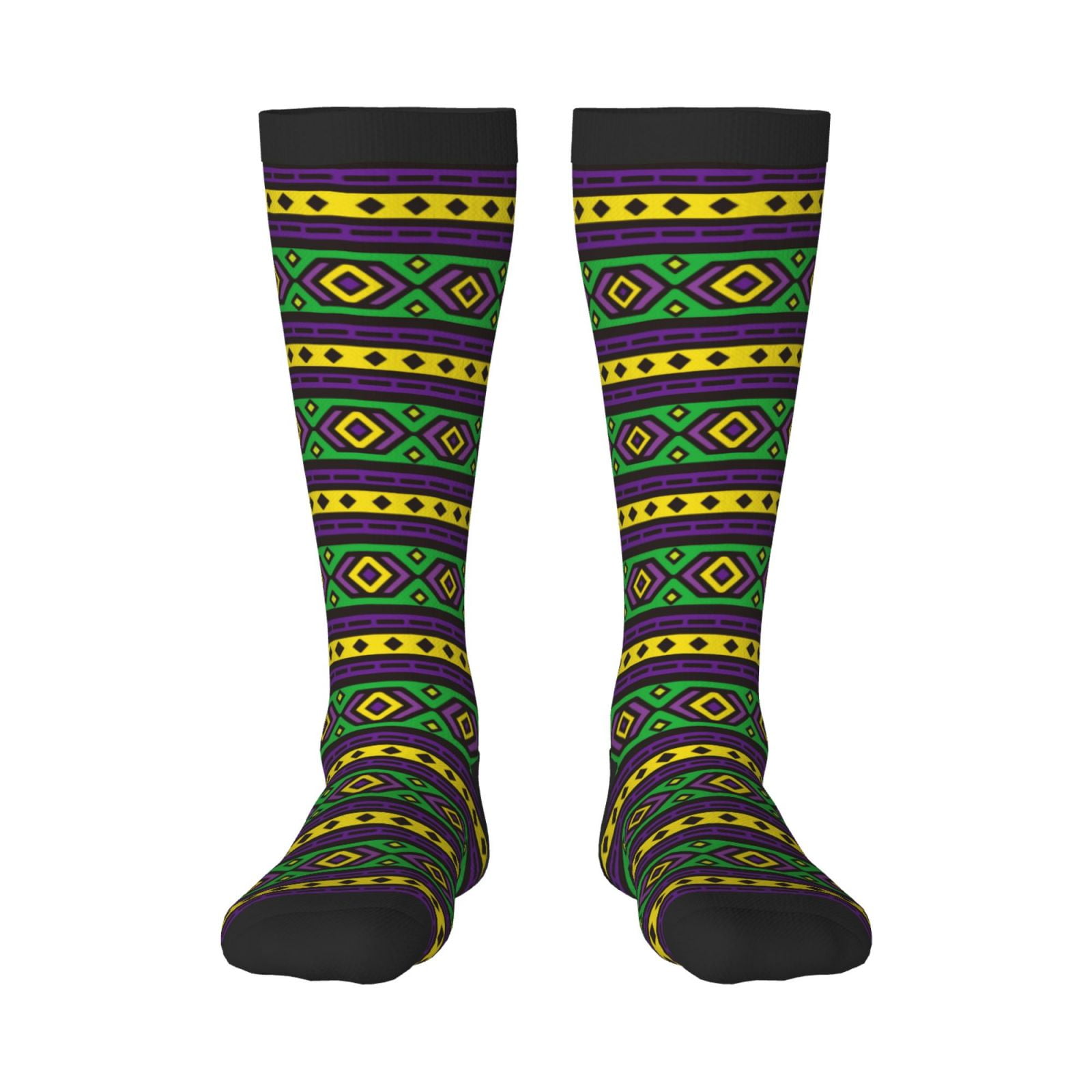 Fotbe Carnival Mardi Gras Calcetas Divertidas Estampadas para Hombre y ...