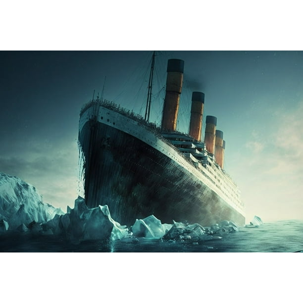 24x36 gallery poster, Titanic art p2 - Walmart.com