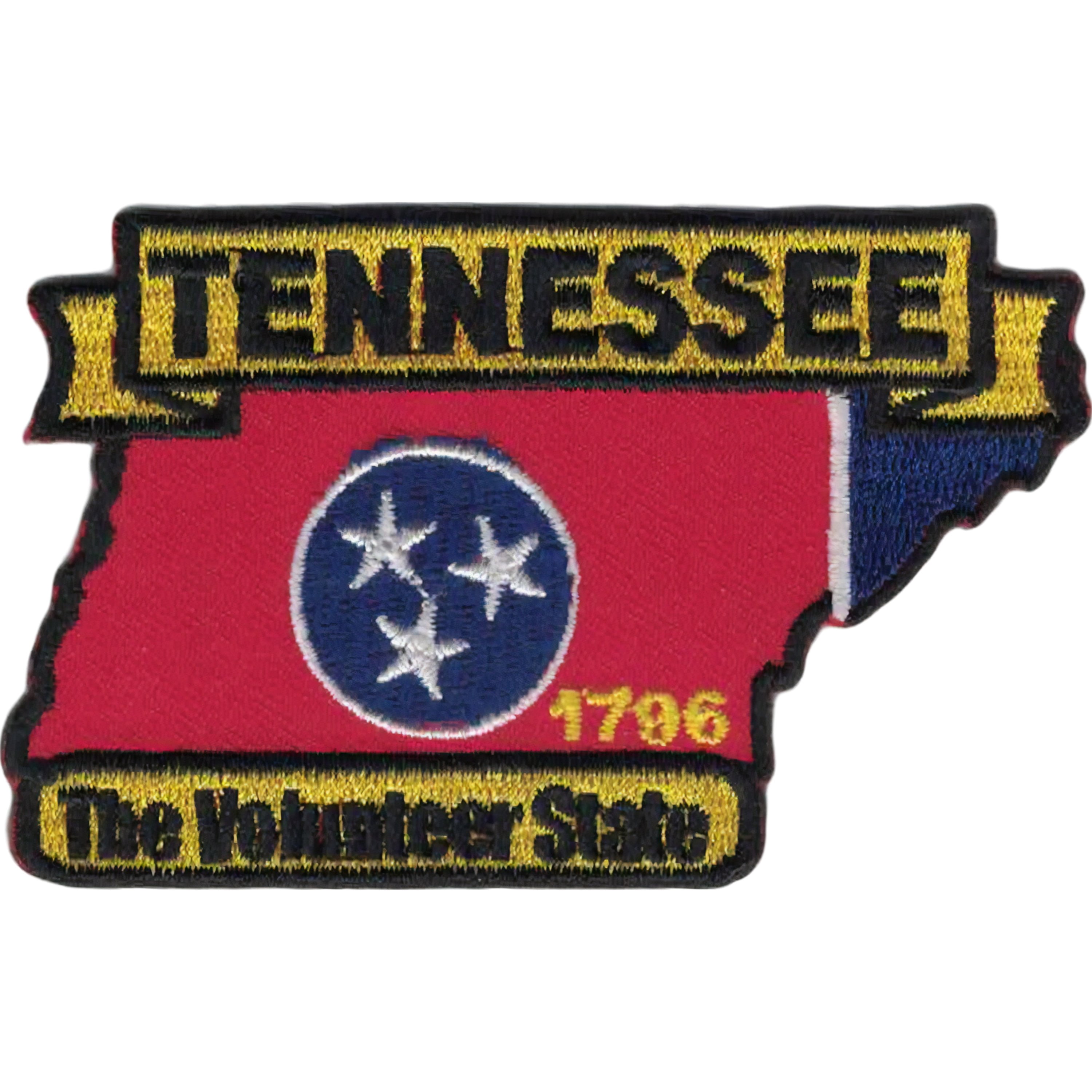 Tennessee State Map Patch 3" - Walmart.com