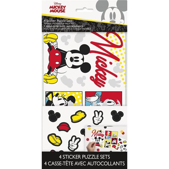 Disney Mickey Mouse Party Activity Cards with Stickers Favors - 4 ct ...