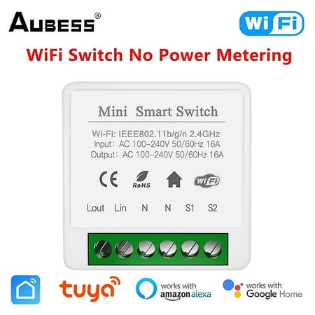 Tuya Zigbee / Wifi Mini Smart Switch 2 Way Control 16a Switch Smart ...