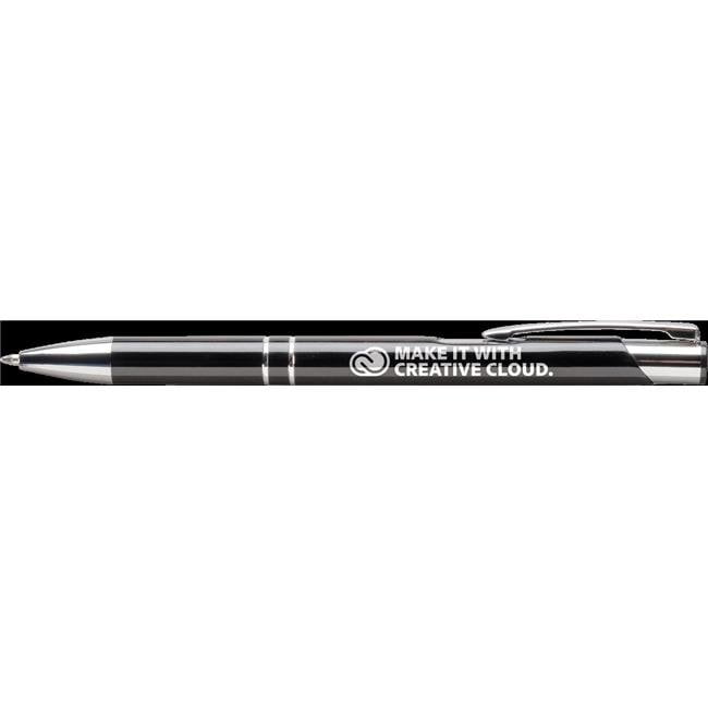 Hub Pen 682BLK-BLUE Sonata Glass Black Pen - Blue Ink - Pack of 100 ...