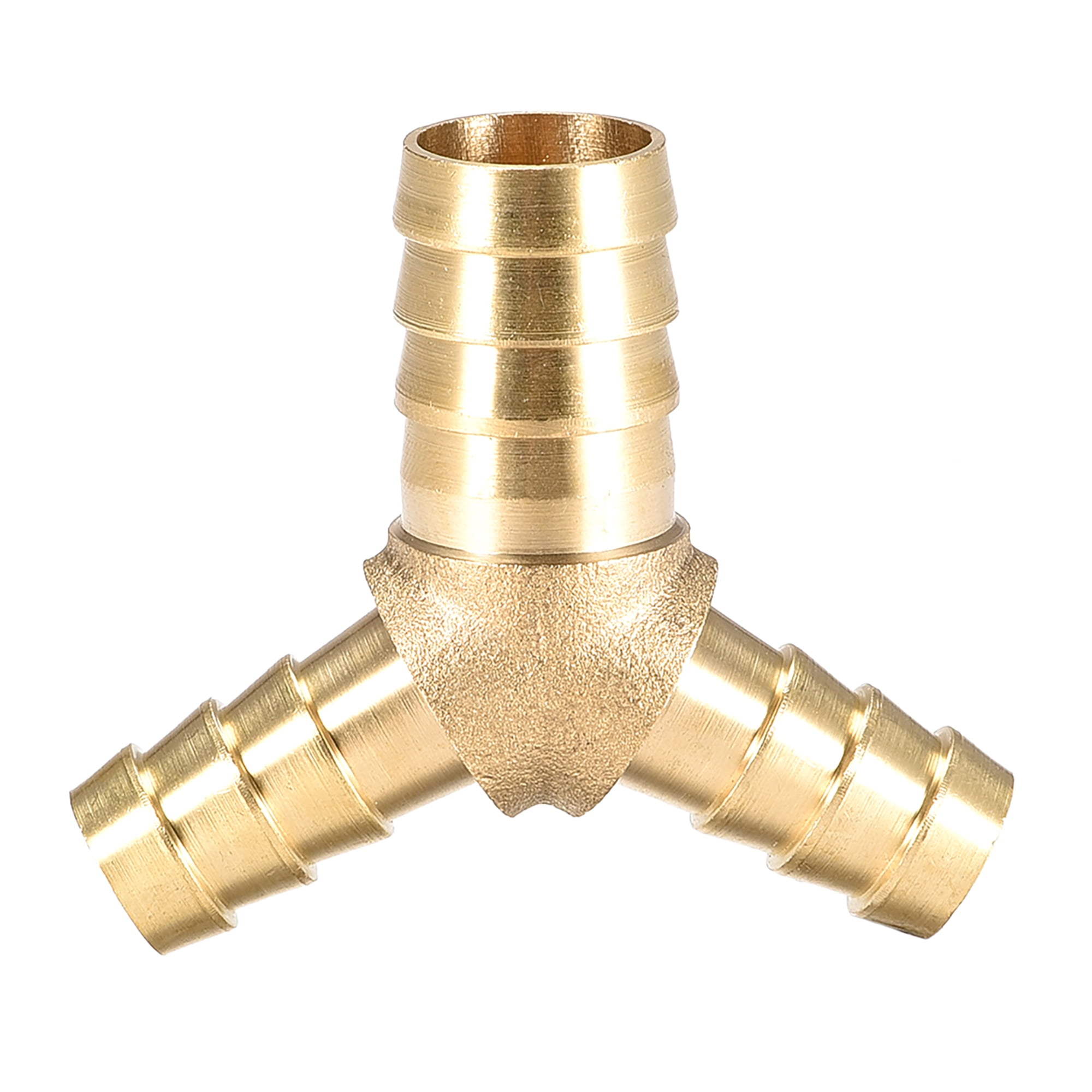 16mm x 12mm x 12mm Hose ID Brass Reducer Barb Fitting Y-Shaped 3 Way ...