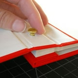 50 Pack of Chicago Screw Post Binding Screws, 6mm Brass Plated Metal ...