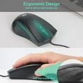 RHEA- Vcom Wired Usb Mouse With 6-Foot Cord, 1200 Dpi, Right Or Left ...