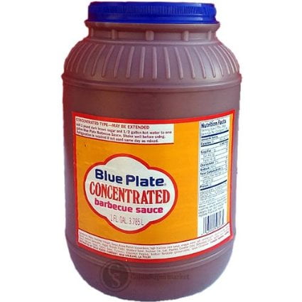 4 PACKS : Blue Plate Concentrated BBQ Sauce 1 Gallon - Walmart.com