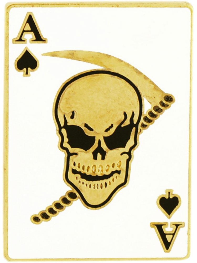 Ace of Spades Death Pin 7/8" - Walmart.com