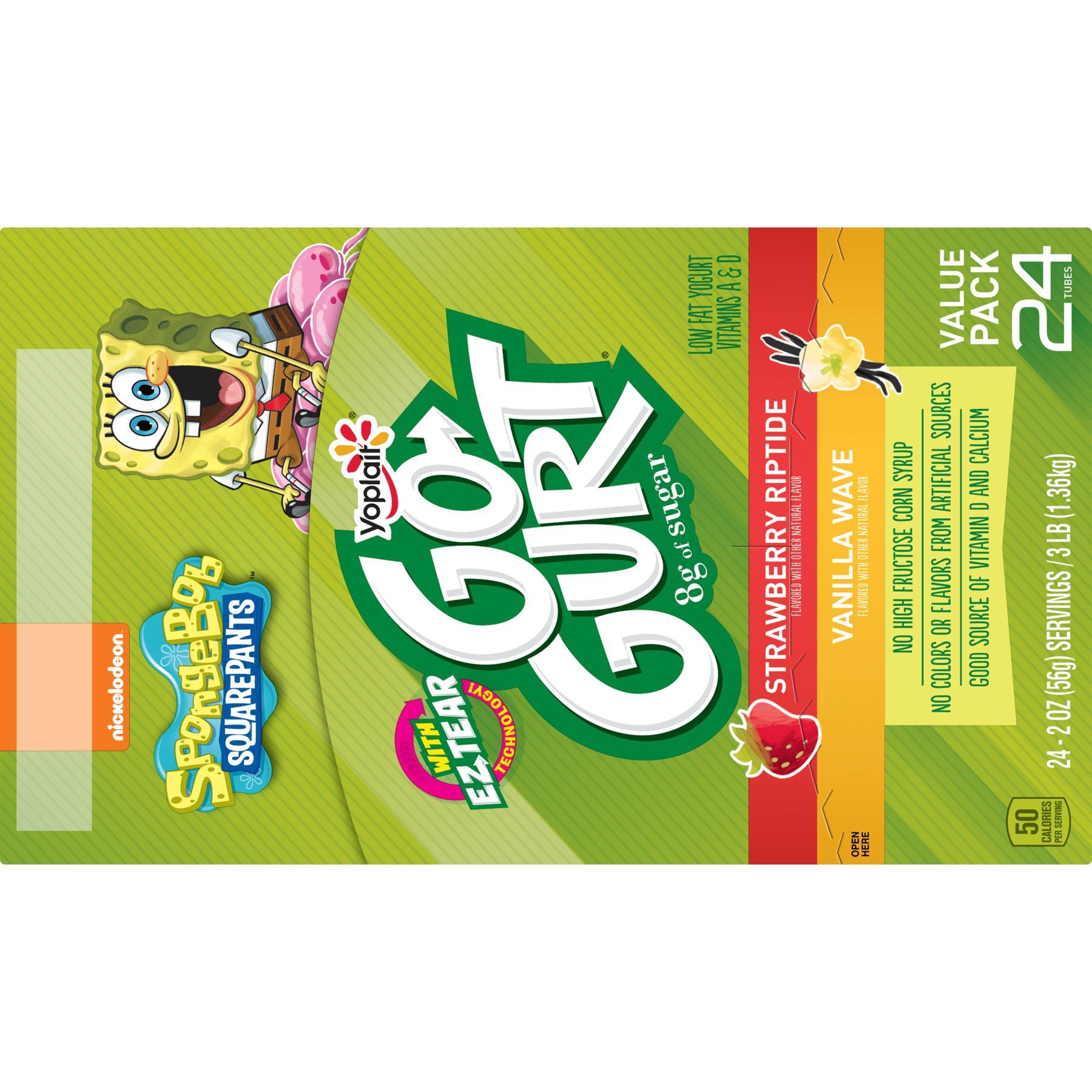 Spongebob Gogurt Nutrition Facts | Besto Blog