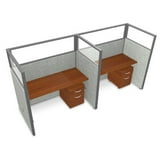 OFM RiZe Series 63" x 60" 2-Unit Privacy Station Panel System with ...
