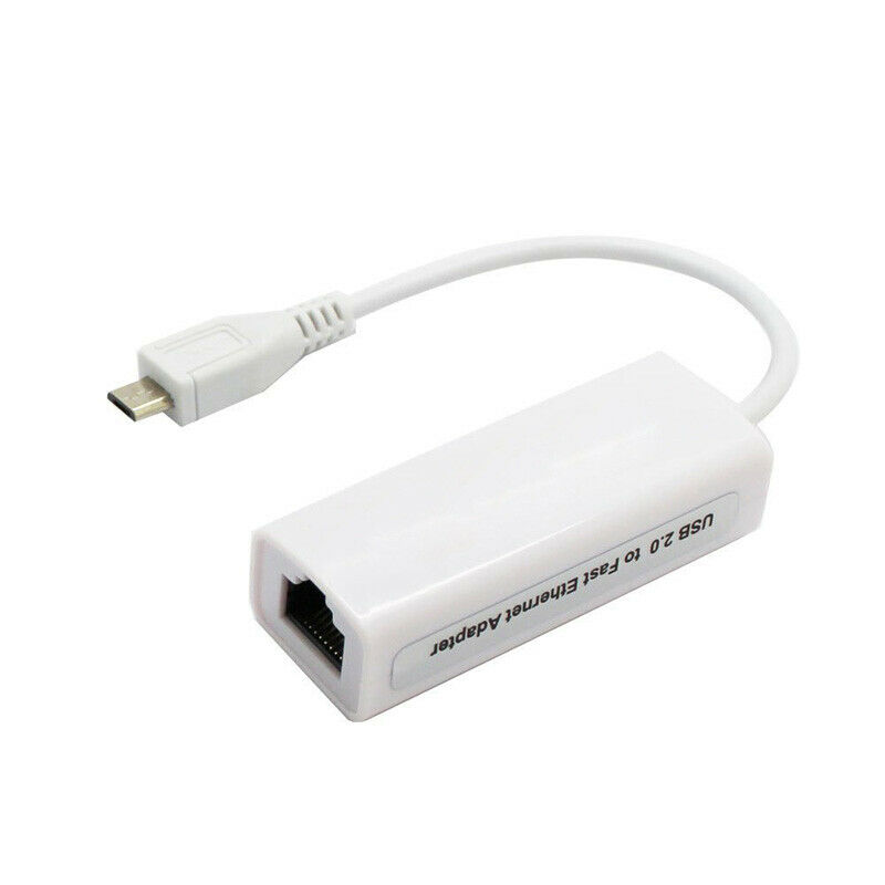 Micro USB 2.0 to Ethernet RJ45 Network Lan Adapter For Android Tablet ...