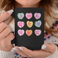 Candy Heart Be Mine Xoxo Happy Valentines Day Women Coffee Mugs ...