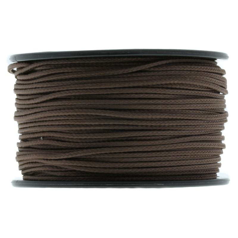 Micro Cord Paracord 1.18mm x 125' Brown by Jig Pro Shop - Made in the ...