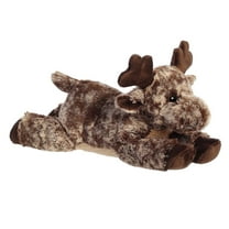 Aurora - Medium Brown Sweet & Softer - 12" Milo Moose - Snuggly Stuffed ...
