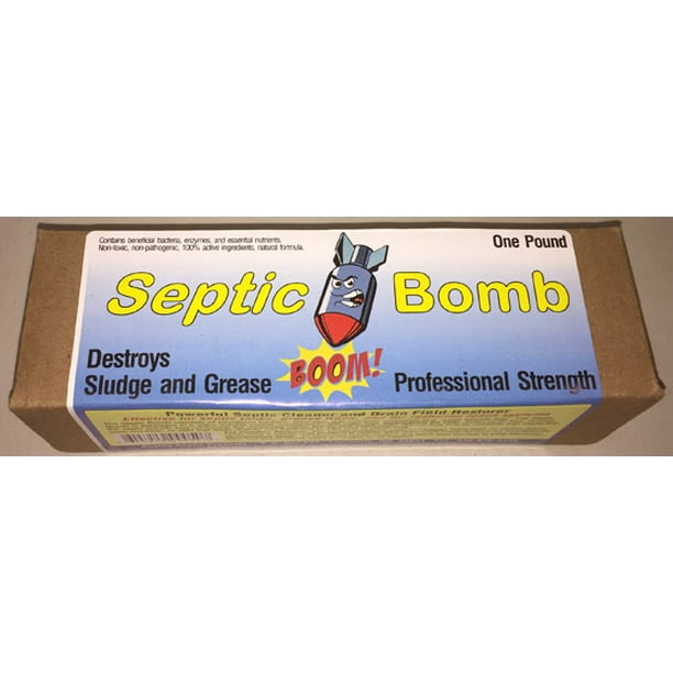 Septic Bomb Live Bacteria- Septic Tank Sludge Destroyer Treatment ...