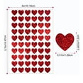 1200pcs 0.5inch Holographic Heart Stickers,Glitter Tiny Hearts Sticker ...