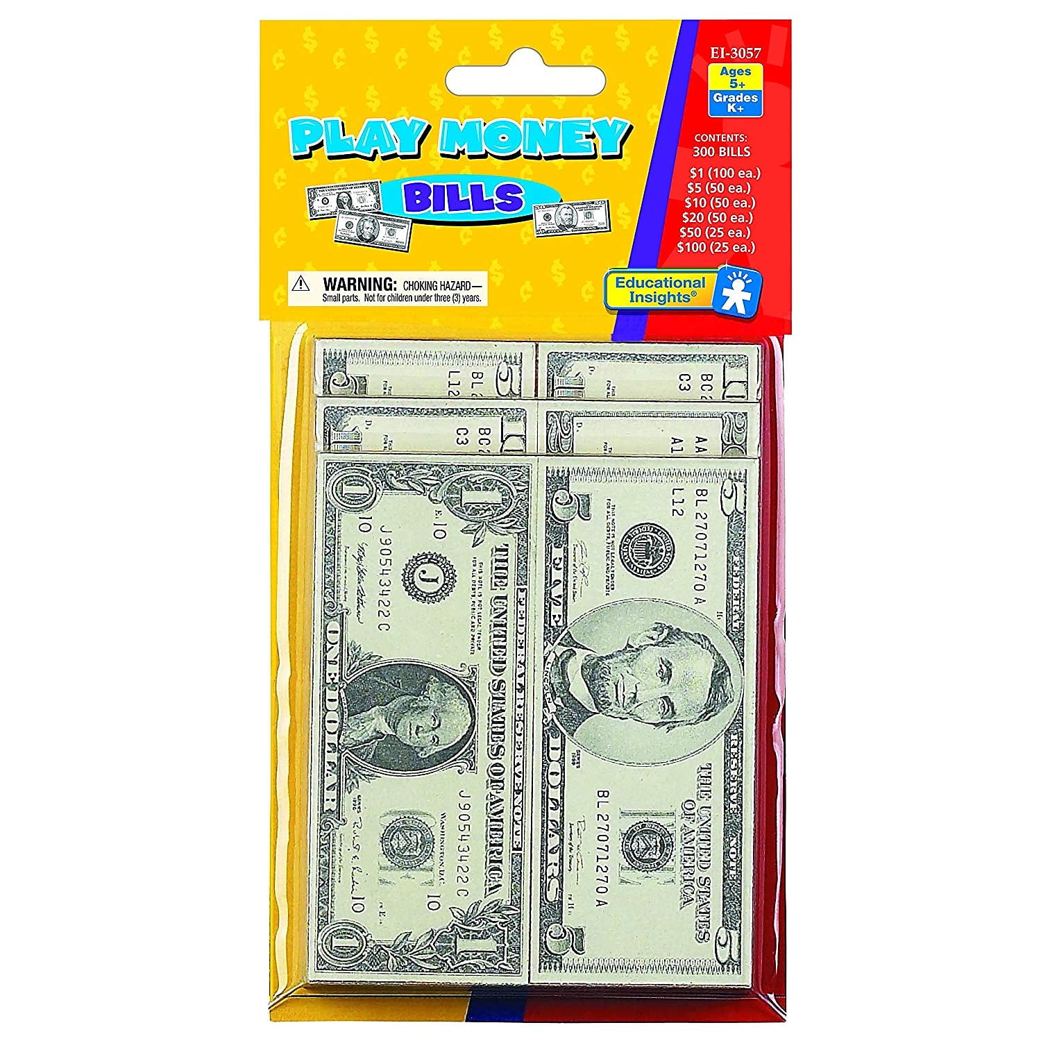 Educational Insights Play Money - Bills - Walmart.com