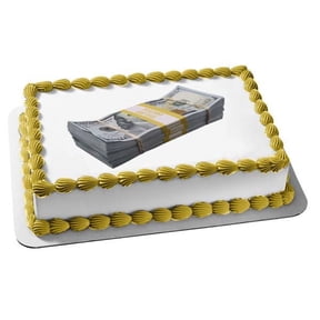 US Quarter Currency 25 Cents American Money Edible Cake Topper Image ...
