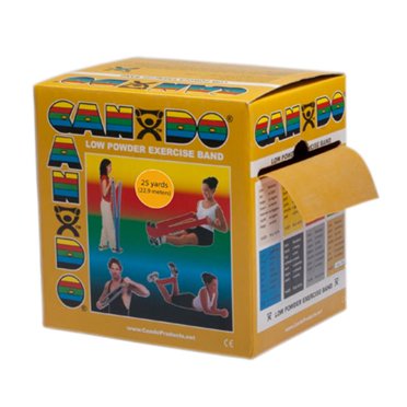 CanDo exercise band, black, 25 yard dispenser - Walmart.com