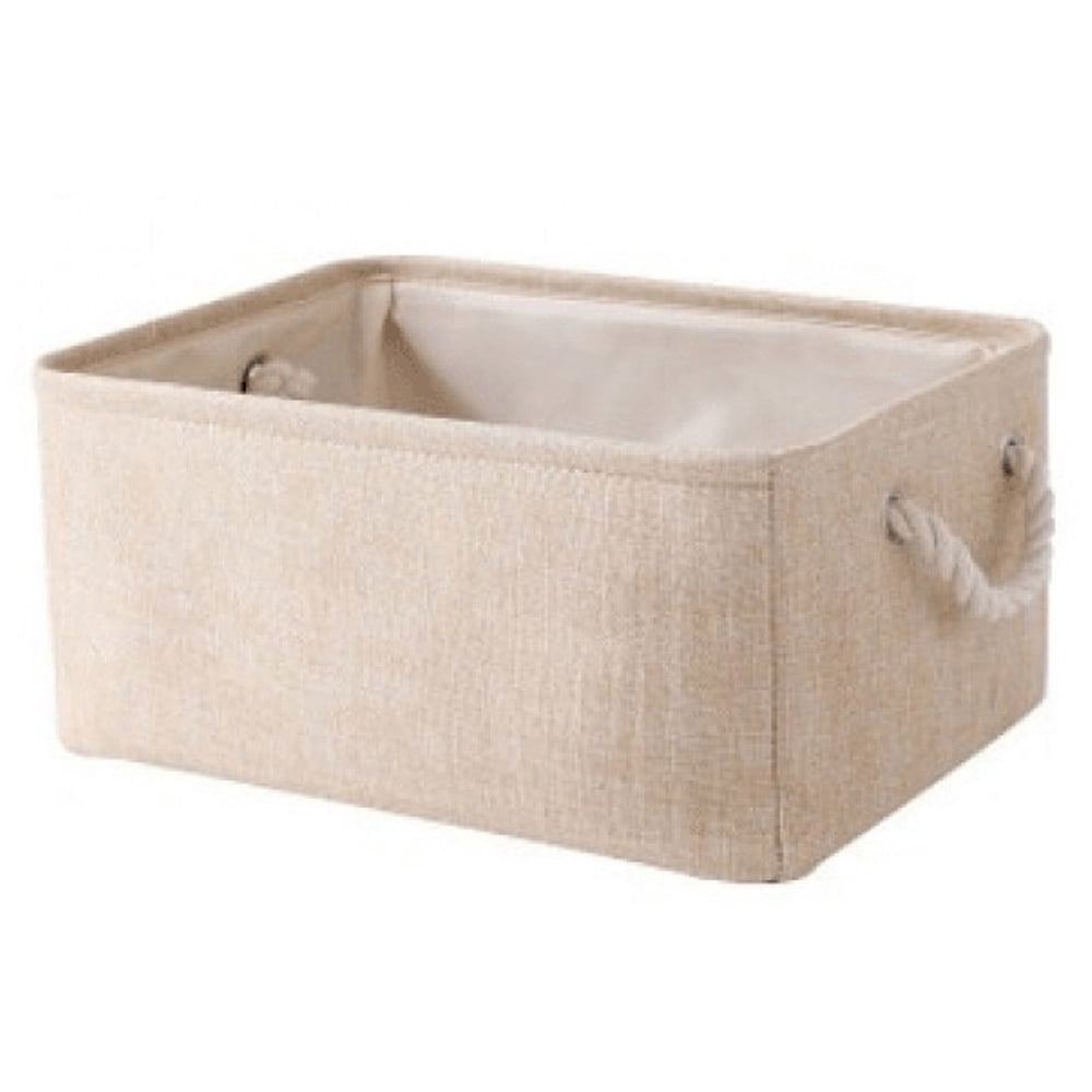 Collapsible basket storage box canvas clothes sorting box toy storage ...