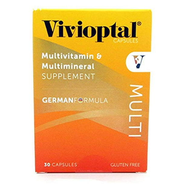Vivioptal Multivitamin/Multimineral German Formula 30 Capsules ...