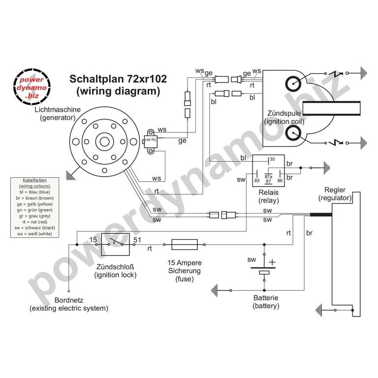 Motorcycle Ignition Powerdynamo VAPE DC Ignition System For Yamaha DT ...