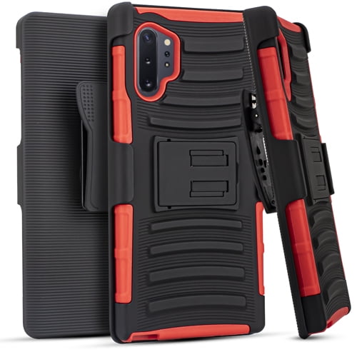 Samsung Galaxy Note 10 Plus Phone Case, Dual Layers [Combo Holster] And ...