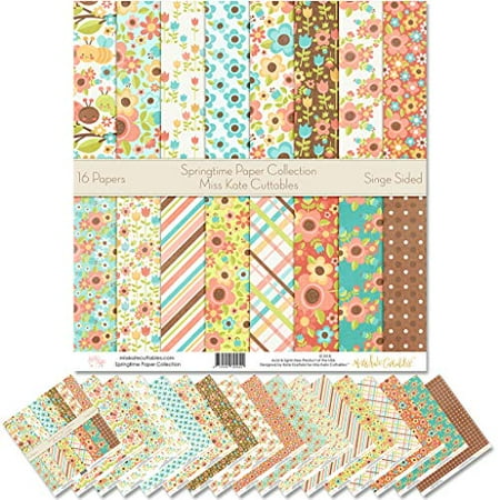 Pattern Paper Pack - Springtime - Scrapbook Premium Specialty Paper ...