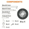 Contixo 2-in-1 Foam Axe Throwing and Bristle Dart Board Set for Indoor ...