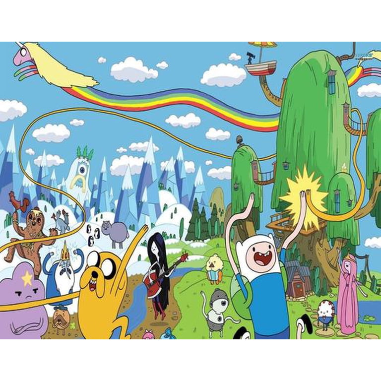 Adventure Time Lady Rainicorn And Jake Kids